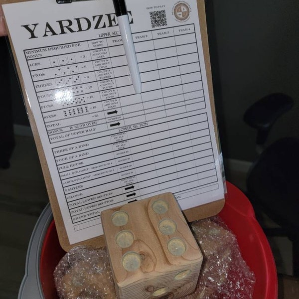 YARDZEE - "4x4" Cedar Yard Game - Etsy