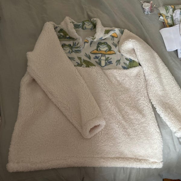 Sara Quarter-zip Pullover PDF Sewing Pattern and Tutorial, Sizes 0-24 ...