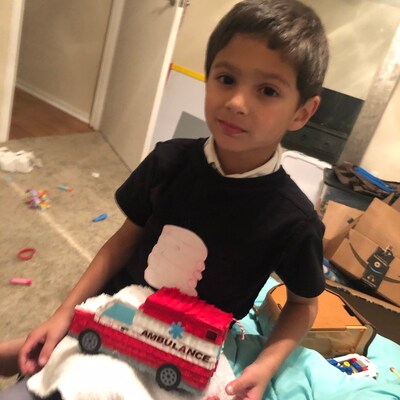 Ambulance Mini Piñata 7 Long First Responders Party Ambulance Theme ...