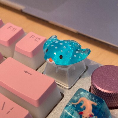 ARTISAN Manta Ray Keycap Ocean Sea Resin Keycaps - Etsy