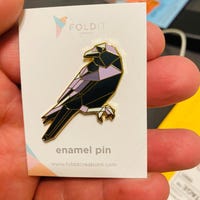 Bluejay Enamel Pin,enamel Pins,blue Jay Pin,bluejay,origami Bird,bird ...