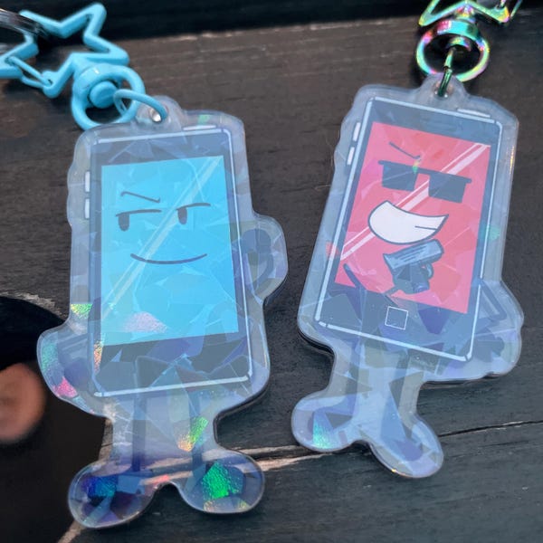 Mephone 4 Inanimate Insanity Holographic Acrylic Keychain/charm ...