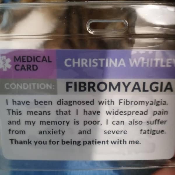 Visually Impaired Card, Visual Impairment Badge, Sight Challenged ...