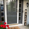 Welcome Sign for Front Porch With 3d Laser Cut Letters and Laurels ...