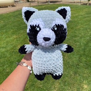 Crochet Pattern Chocho the Raccoon Cute Soft Toy - Etsy