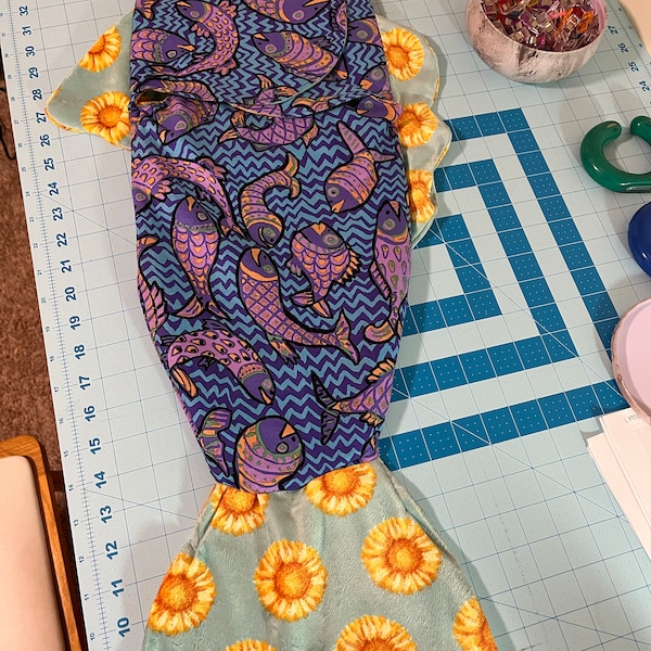 Pattern -fish Swaddle Sack - Baby Fish - Sewing - Tutorial -swaddle ...