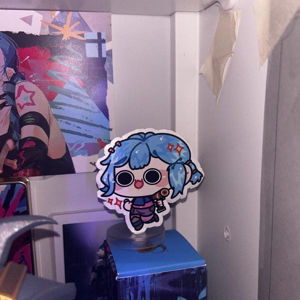 Arcane Inspired Stickers Ft. Jinx, Vi, Caitlyn, Ekko, Viktor, Jayce ...