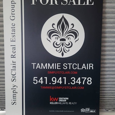 Real Estate Yard Sign for Sale Sign With FREE Shipping Physical 18x24 ...