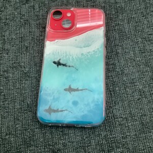 Ocean Wave Design Custom iPhone and Samsung Phone Cases. Sharks, Sea ...