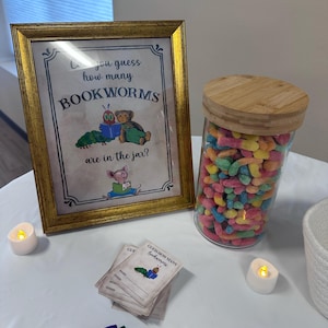 Downloadable 8x10 Sign With Answer Cards / Not Self-editable / Guess ...