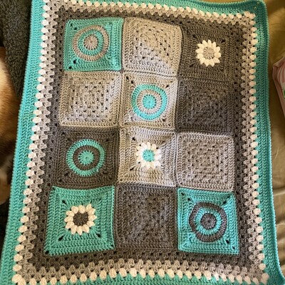 Modern Patchwork Crochet PATTERN, Crochet Blanket Pattern Guide, Easy Crochet Tutorials, Crochet ...