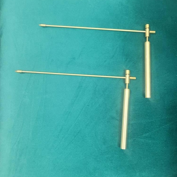 Professional High Sensitivity Copper/brass Swivel Dowsing Rods - 1 Pair ...