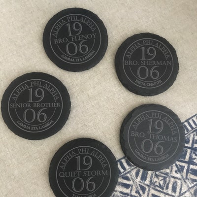 Personalized Stone Coasters, Wedding Gifts, Custom Slate Coasters ...