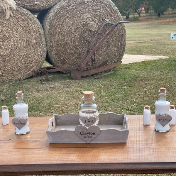 Sand Ceremony Set Wedding Unity Sand Ceremony Unity Sand Set Rustic ...
