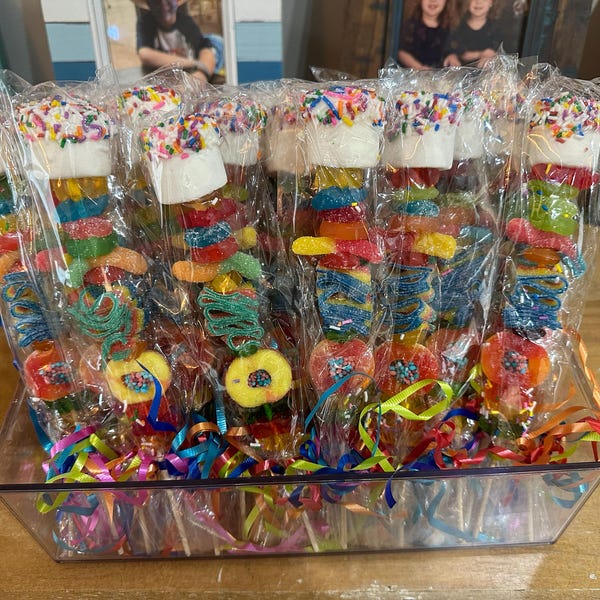 10+ BASEBALL Candy Kabobs! Personalized Party Favors, Baseball Party ...