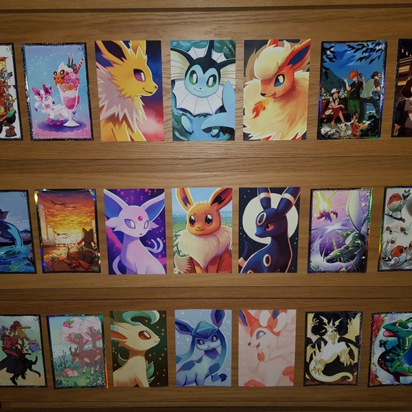 Eeveelution Print Set - Etsy