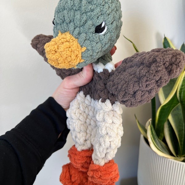 MINI Duke Duck Knotted Lovey Crochet Duck PATTERN - Etsy
