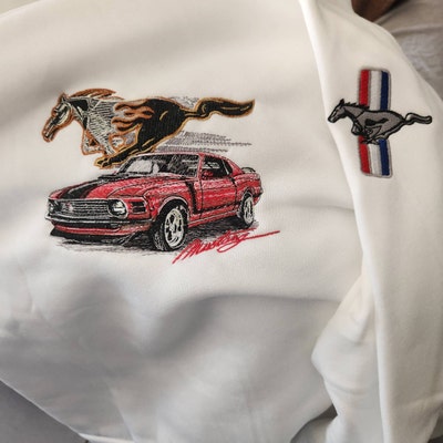 Embroidery Design / Mustang GT / Chevrolet / 4 Different Sizes ...