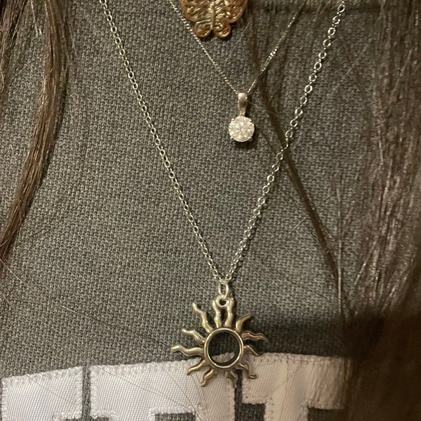 Radiant Rays of Sun Star of the Solar System Celestial Symbol Charm ...