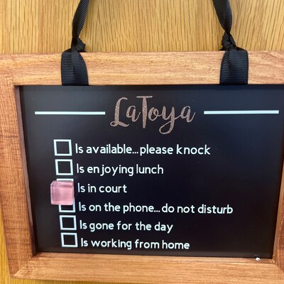 On Vacation Sign,on the Phone Sign,name Door Sign,name Plaque Sign ...