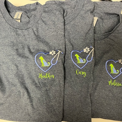 Full Zip Vet Tech Jacket With Sleeve, Vet Assistant Hoodie With Pockets ...