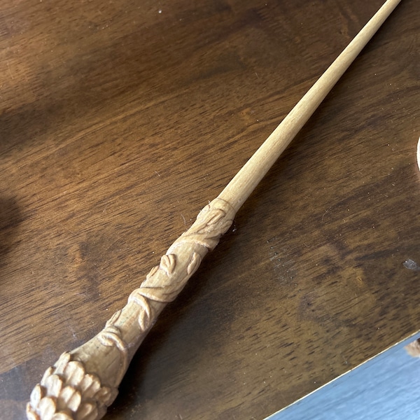 Yew Wood Wand - Etsy