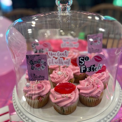 Mean Girls Inspired Cupcake Toppers - Etsy