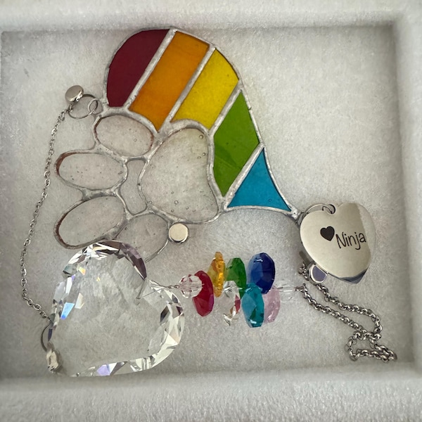 Spider Web Stained Glass Spider With Web Sun Catcher Window Hangings ...