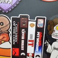 80s Classic Horror Movie VHS Stack Sticker Retro Scary Stickers - Etsy UK