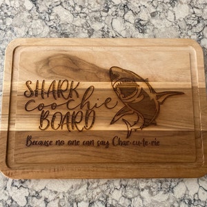 Shark Coochie Board / Kitchen Sign / Mini Cutting Board / - Etsy