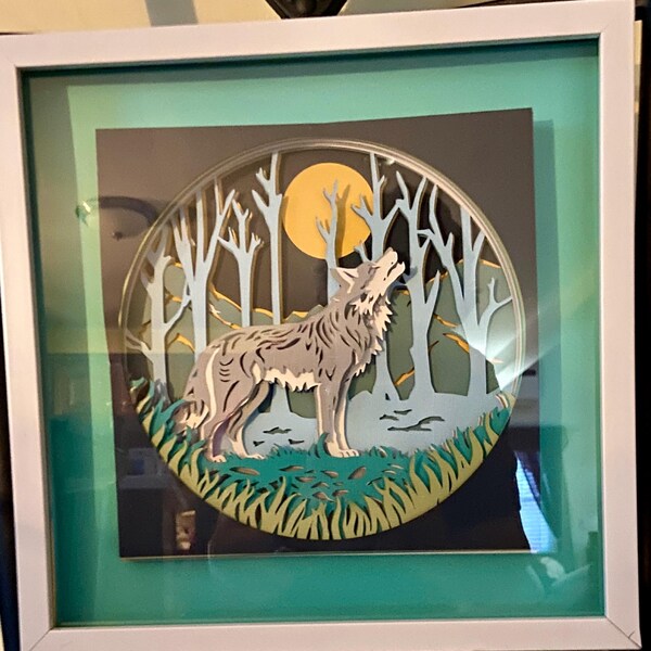 Sun and Moon SVG Shadow Box Template, Venetian Mask Celestial 3D ...