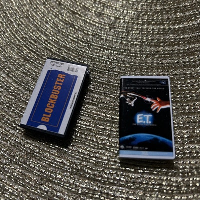 Mini 1:6 VHS A-J Titles Tapes Choose the Movie Retro Miniatures 80's ...