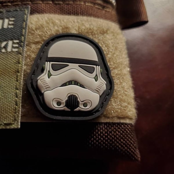 3D PVC Mini Stormtrooper Helmet Star Wars Morale Patch - Etsy