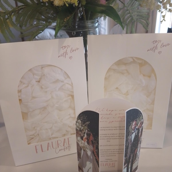 Flower Confetti + Cones | Biodegradable Confetti | Dried Flower Wedding ...