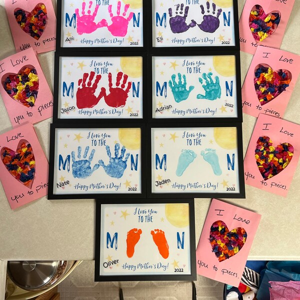 I Love You to the Moon and Back, Mother's Day Gift From Kid to Mom ...