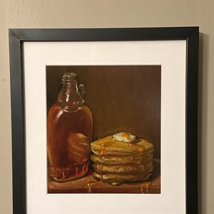 PBJ & Jar of Milk NOAH VERRIER Original Still Life Oil Painting, Signed ...