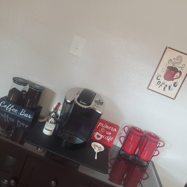 Primero Un Cafe Small Wooden Sign, Spanish Coffee Bar Sign, Spanish ...