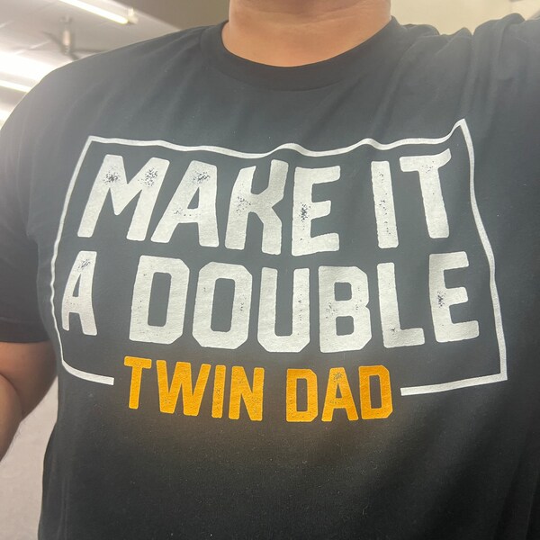 Twin Dad Gifts, Father of Twins, Daddy Shirt, Fathers Day Shirt, Dad ...