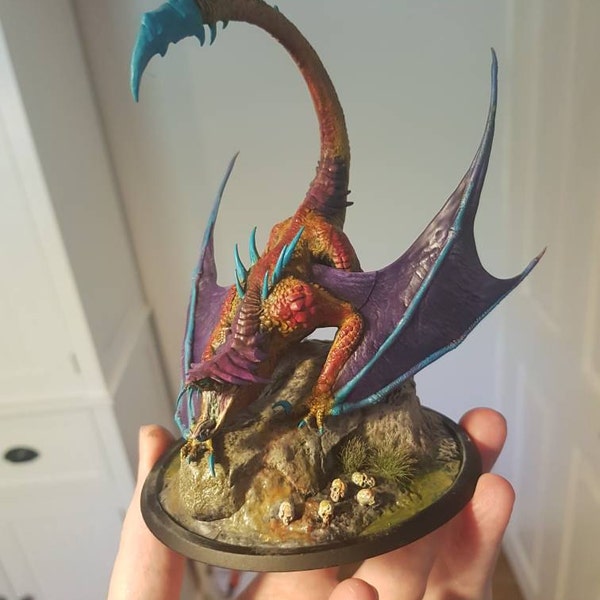 Wyvern Miniatures - Lord of the Print | Young Dragon Wyrmling Model ...