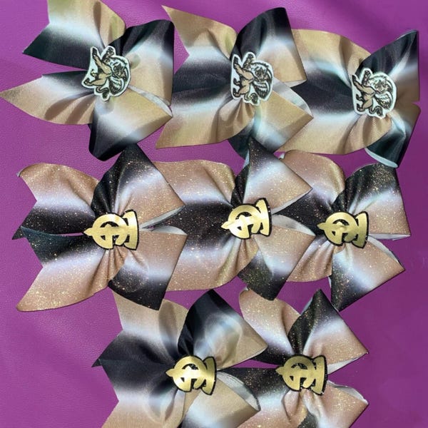 Rhinestone Pattern Cheer Bow CUT FILE - Digital File Only - Cheerbow ...
