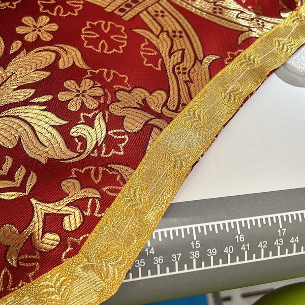 Orthodox & Catholic Vestment Trim | Metallic Ribbon 1.8cm / 2.5cm / 4cm ...