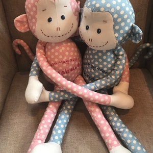 Hugging Monkey PDF Sewing Patterns & Tutorials Stuffed - Etsy UK