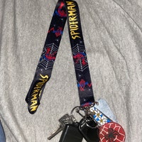 Spiderman Themed Lanyard - Etsy Canada