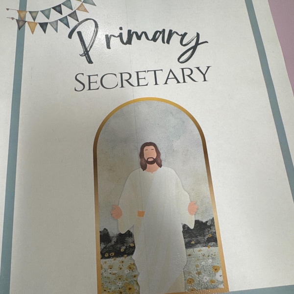 LDS Primary Presidency Binder, Editable Primary Planner, Primary ...