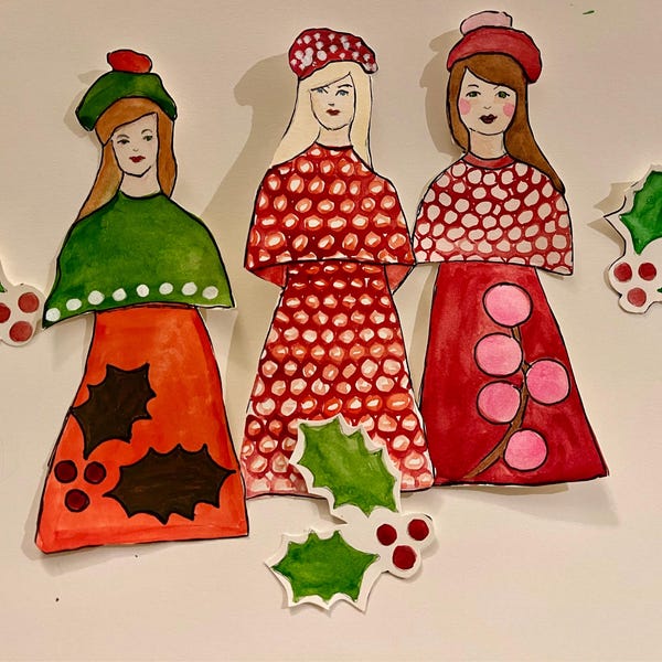 Paper Doll Stencil Set - Etsy
