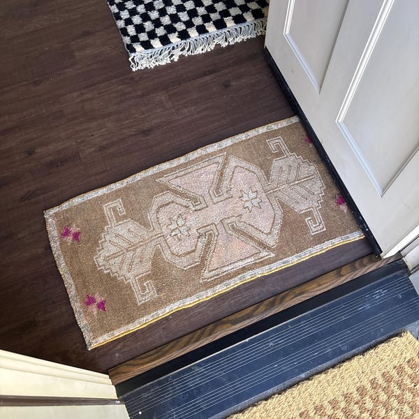 Handmade Runner,3x9 Runner Rug,wool Rug,entry Rug,oushak Runner Rug,3x9 ...