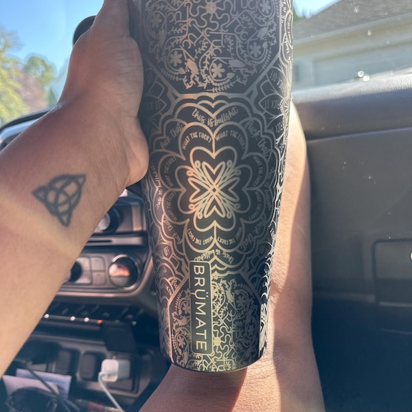 Floral Lines Custom Brumate Era Leakproof Tumbler 30 Oz 40 Oz - Etsy