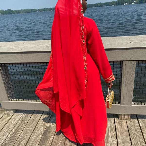Sale !! Dubai Moroccan Kaftan Fish Cut Arabic Abaya Maxi Hand Beaded ...