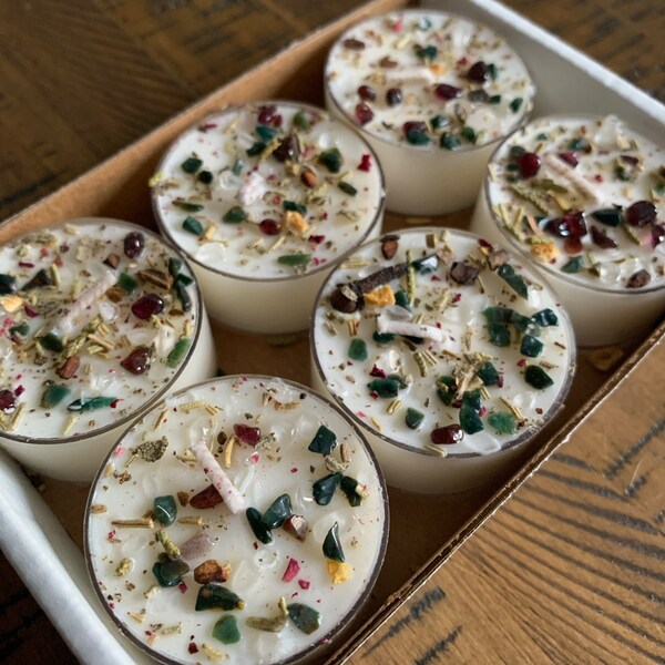 Christmas Morning Candles - Holiday Crystal Candle - Christmas Candle ...