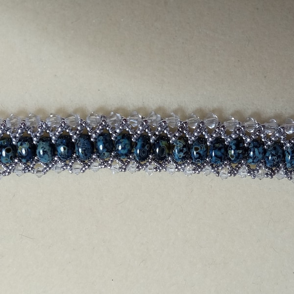 Flower Tennis Bracelet-beading Tutorial-seed Bead,pearl or Bicone Bead ...